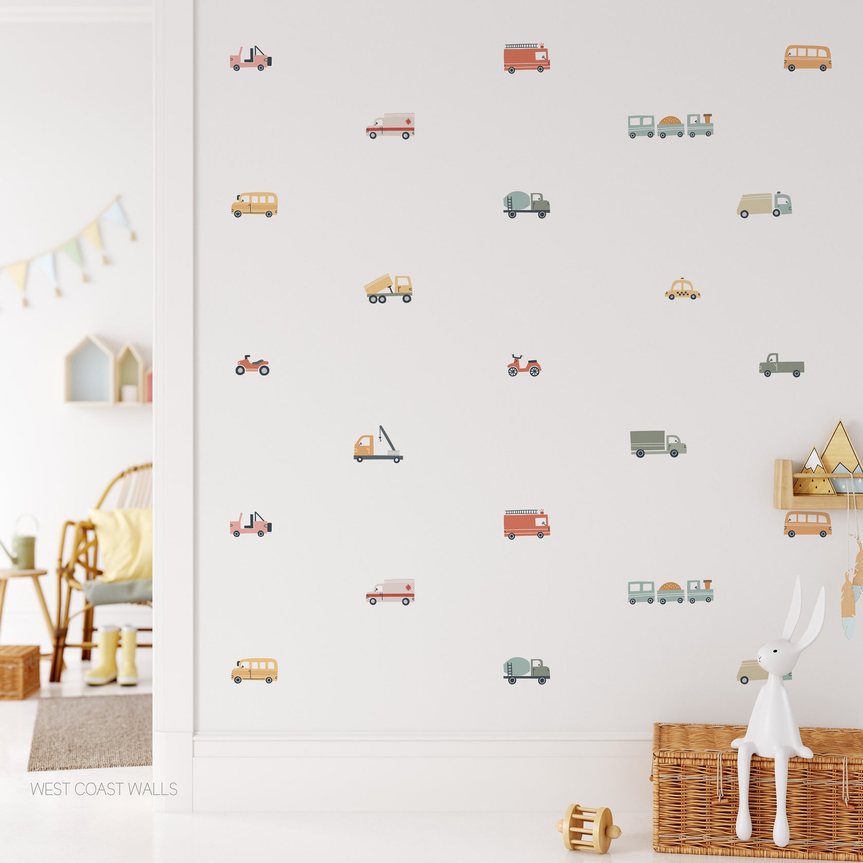 Transportation Vehicles Removable Wall Decals – West Coast Walls
