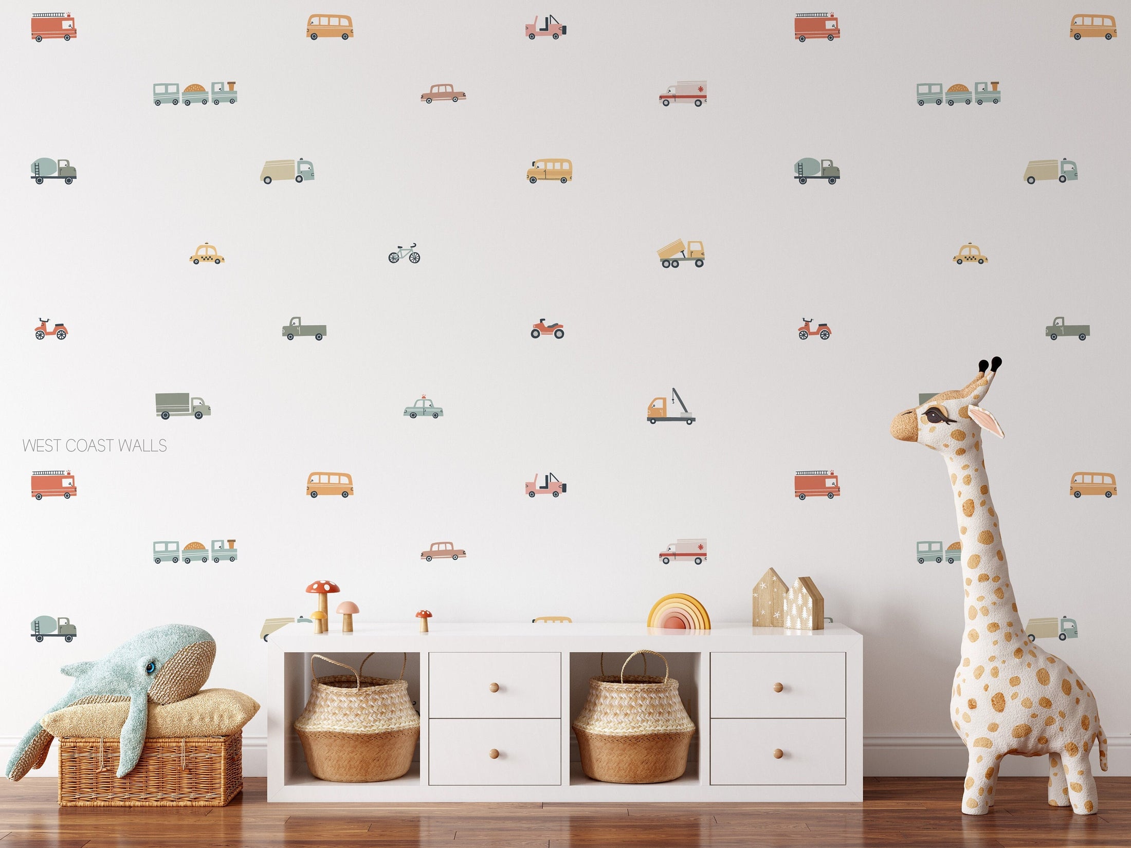 Transportation Vehicles Removable Wall Decals – West Coast Walls