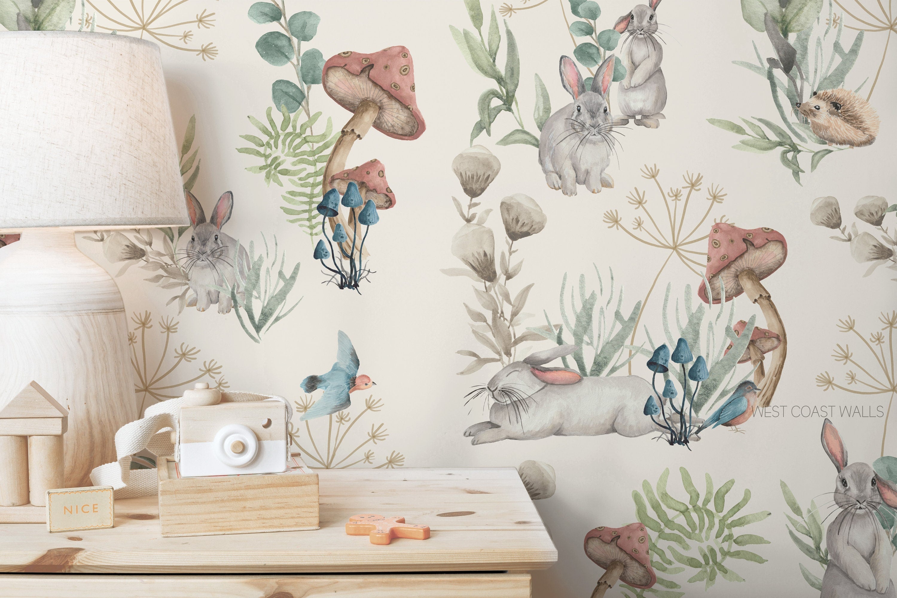 Whimsical Forest Wallpaper – West Coast Walls