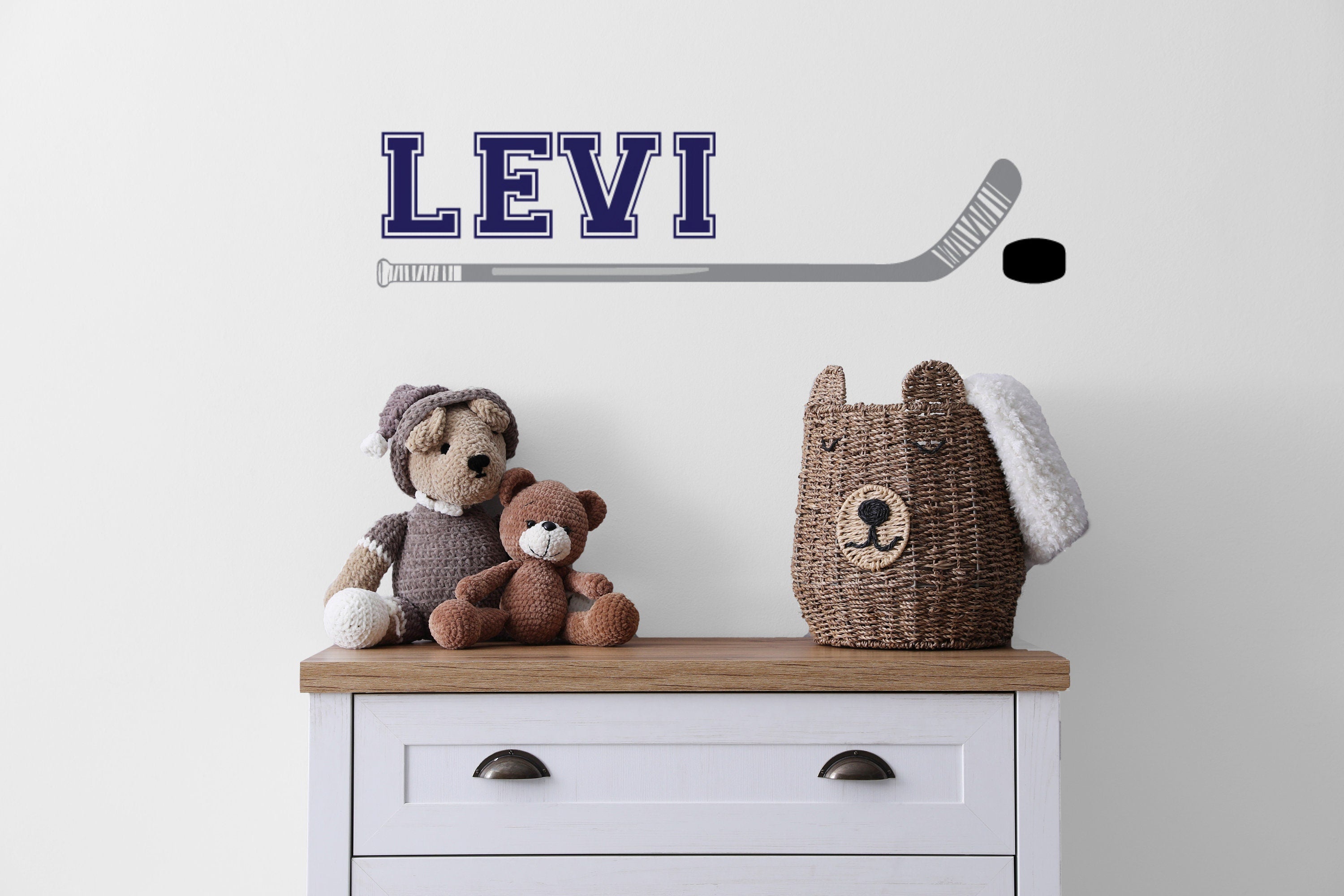 Custom Hockey Stick Removable Wall Decal – West Coast Walls