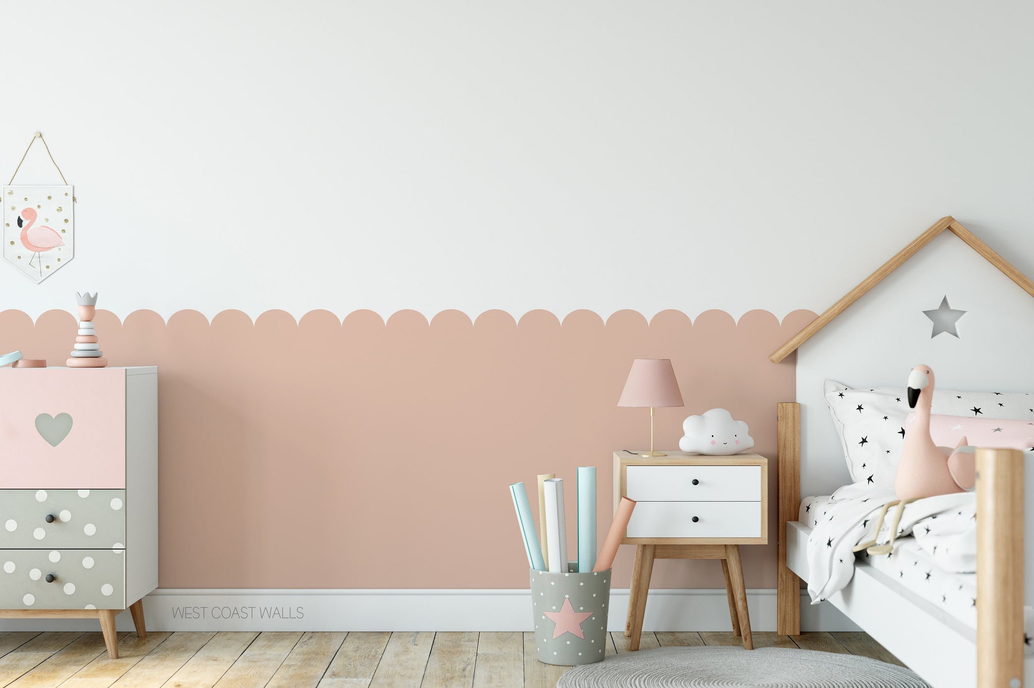 Scalloped Wall Decal – West Coast Walls