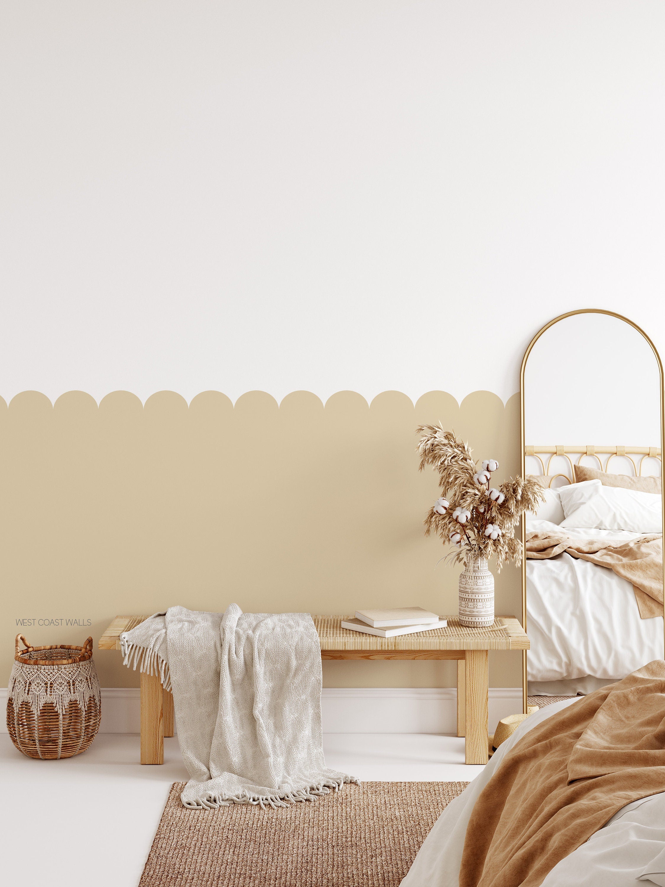 Scalloped Wall Decal – West Coast Walls
